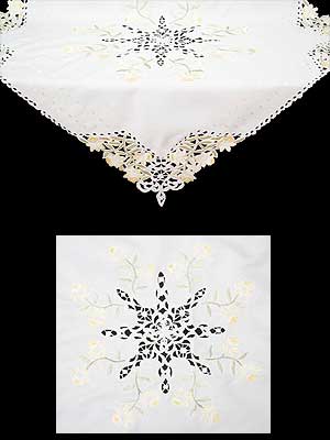 Table Cloth in Daffodils design to buy online from Celtic Glass Designs