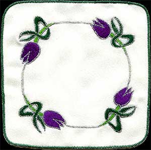Pair of Coasters in Mackintosh Tulip design to buy online from Celtic ...